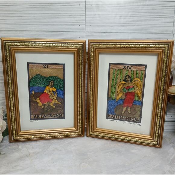 Brenda Fajardo | Art | Original Framed Tarot Card Art Tempera On Paper ...